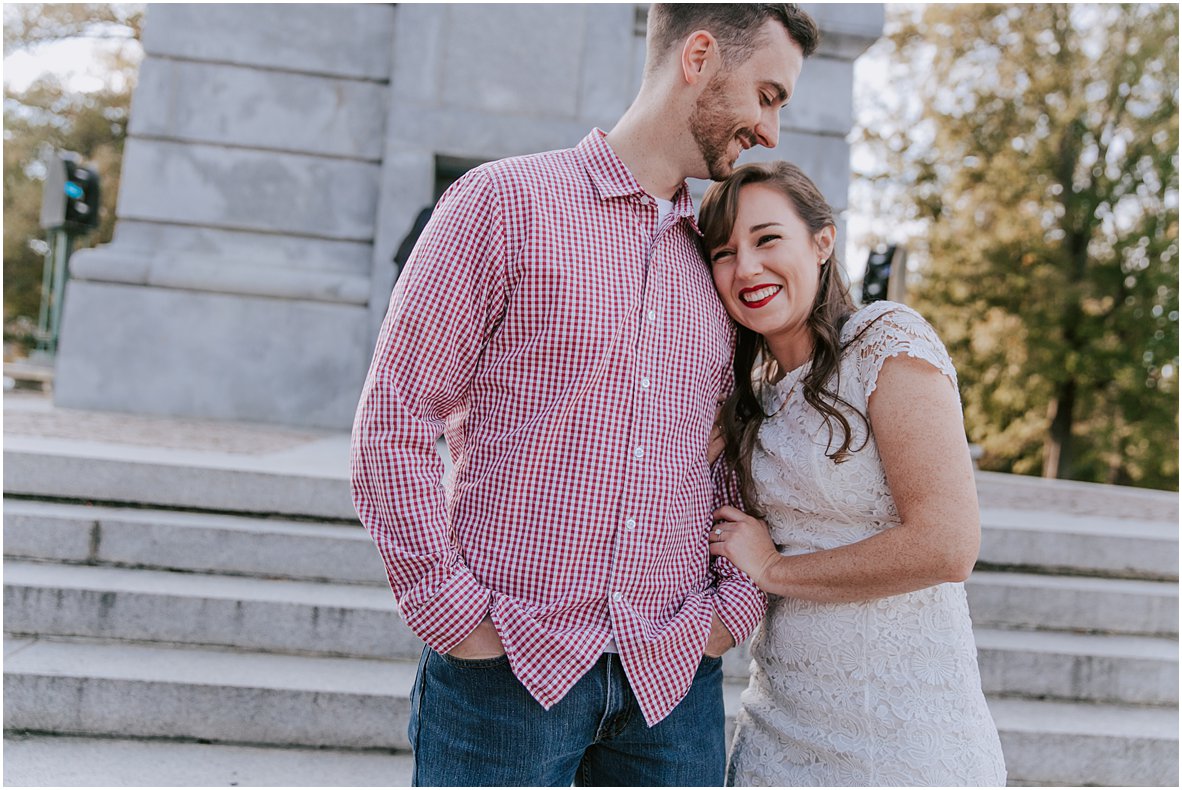Downtown Raleigh Engagment Session | NC state campus | Sarah & Aaron ...