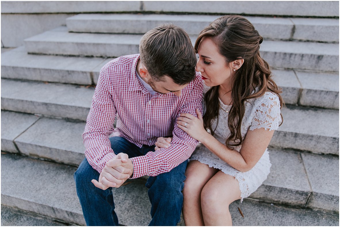 Downtown Raleigh Engagment Session | NC state campus | Sarah & Aaron ...